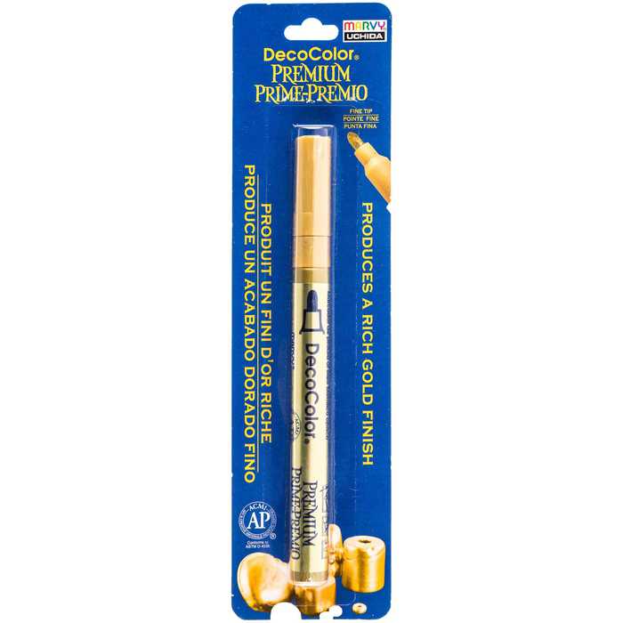 Gold DecoColor Fine Tip Paint Marker | Hobby Lobby | 1149665